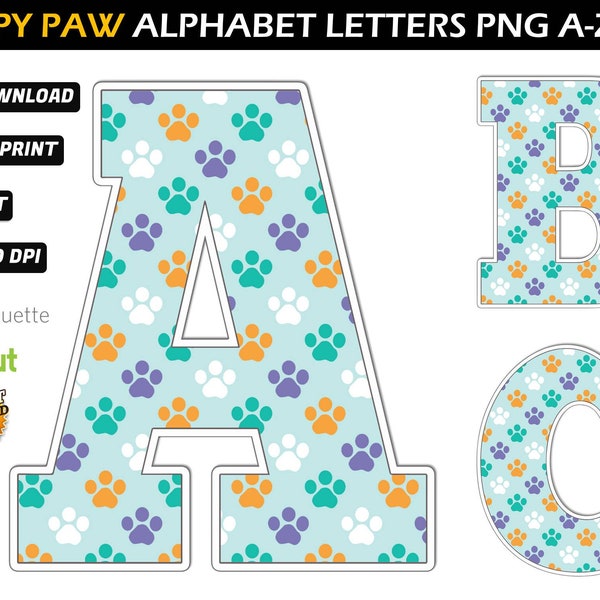 Paw Patrol Letters - Etsy