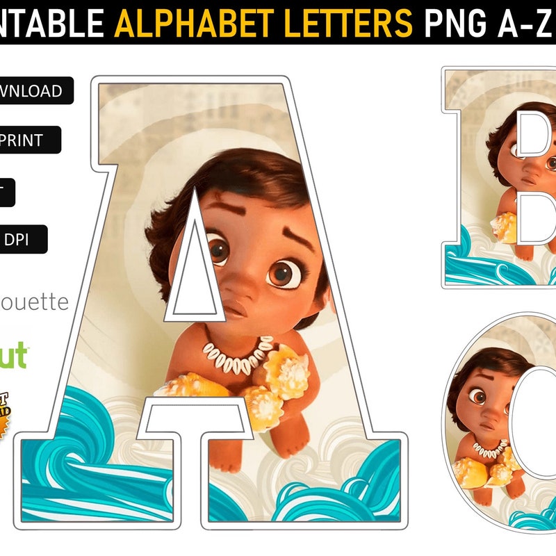 Moana Birthday Banner - Etsy