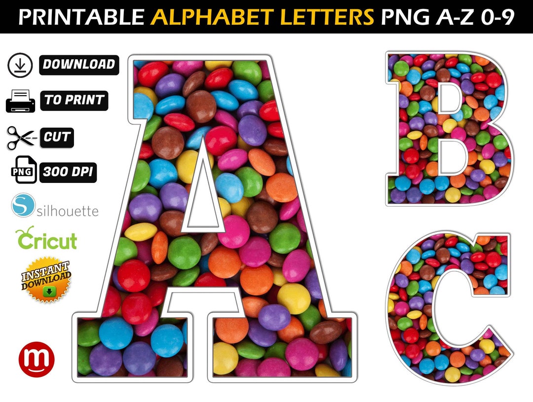 Candy Alphabet PNG - Candy Letters Png - Candy Font - Candy Birthday ...
