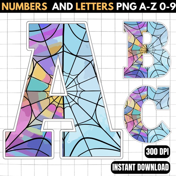 Wednesday Addams Alphabet Font - Etsy