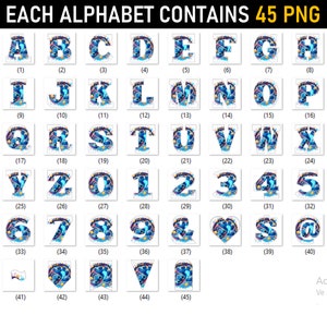 Stitch Alphabet PNG - Stitch Letters Png - Stitch Birthday Decorations ...