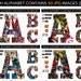 1000 IMAGES 20 Superhero Alphabets Different Backgrounds JPG - Etsy