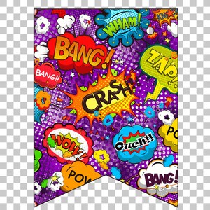 225 IMAGES - 5 Superhero Alphabets Different Backgrounds Png - Comic ...