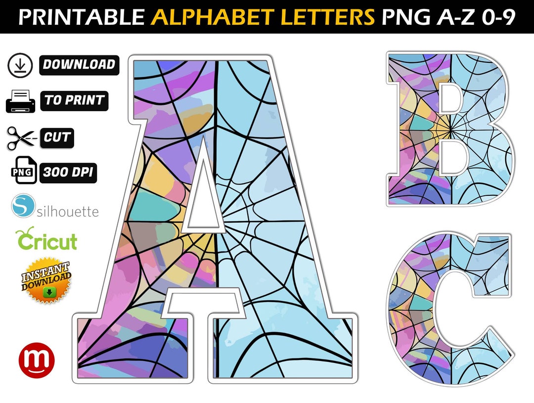 Addams Alphabet PNG Addams Letters Png Addams Alphabet - Etsy