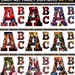 MEGA PACK 50 ALPHABET Each Alphabet Contains 45 Images Png Total of ...