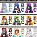 MEGA PACK 50 ALPHABET - Each Alphabet Contains 45 Images Png - Total of ...