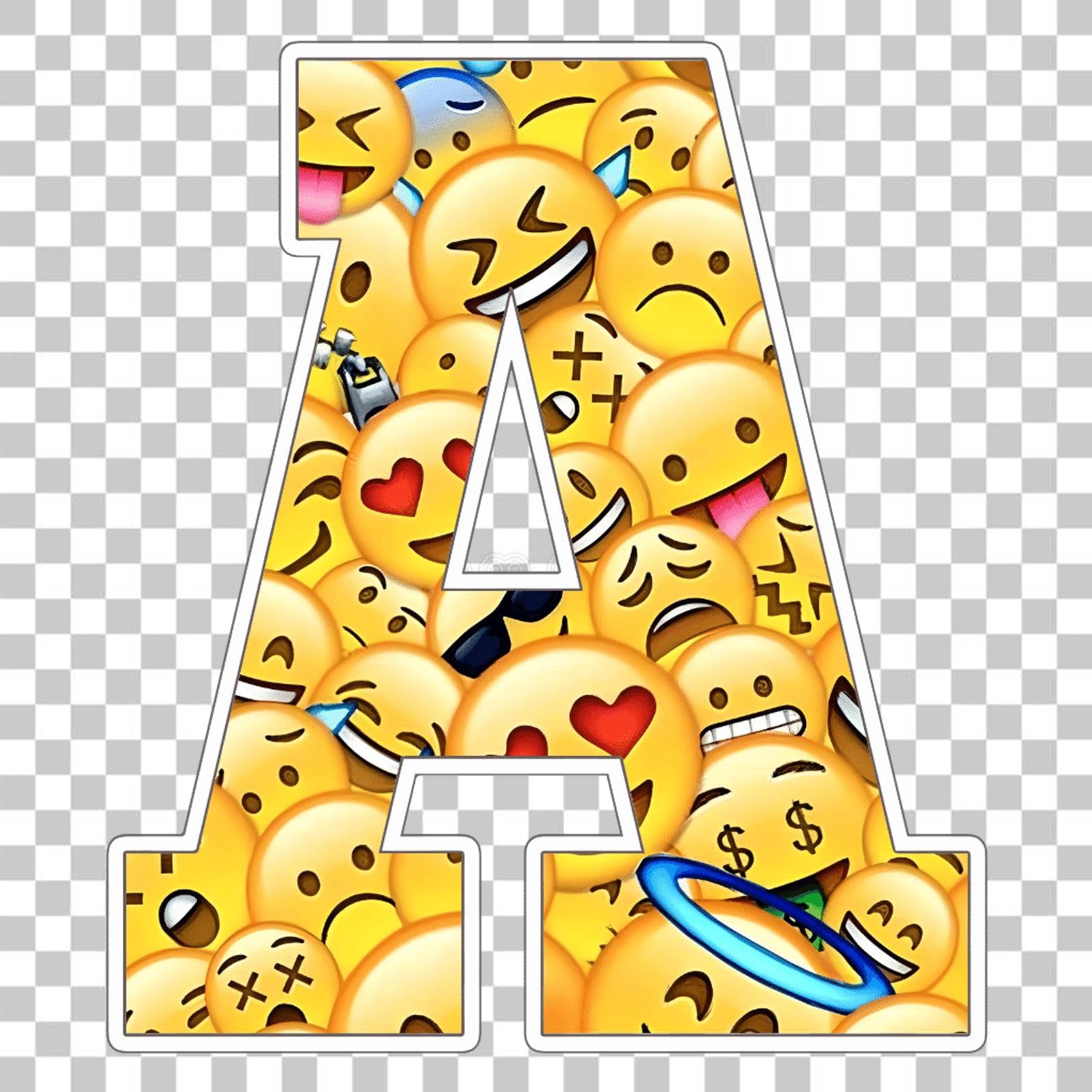 Emoji Alphabet PNG Emoji Birthday Banner Emoji Font - Etsy Canada
