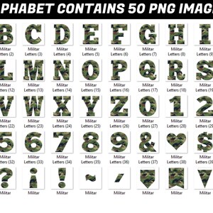 Military Alphabet PNG - Military Letters Png - Military Birthday ...