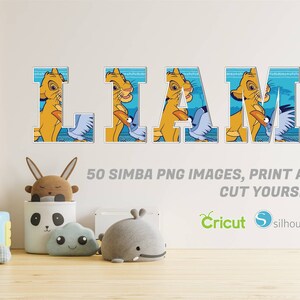 Lion King Alphabet PNG - Lion King Birthday Banner - Simba Alphabet ...