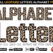 Leopard Alphabet Letters PNG - Leopard Birthday Banner - Leopard ...