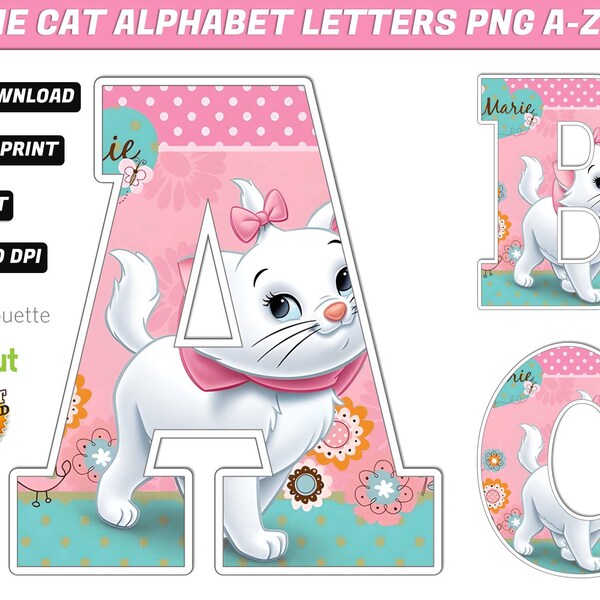 Cat Letters - Etsy