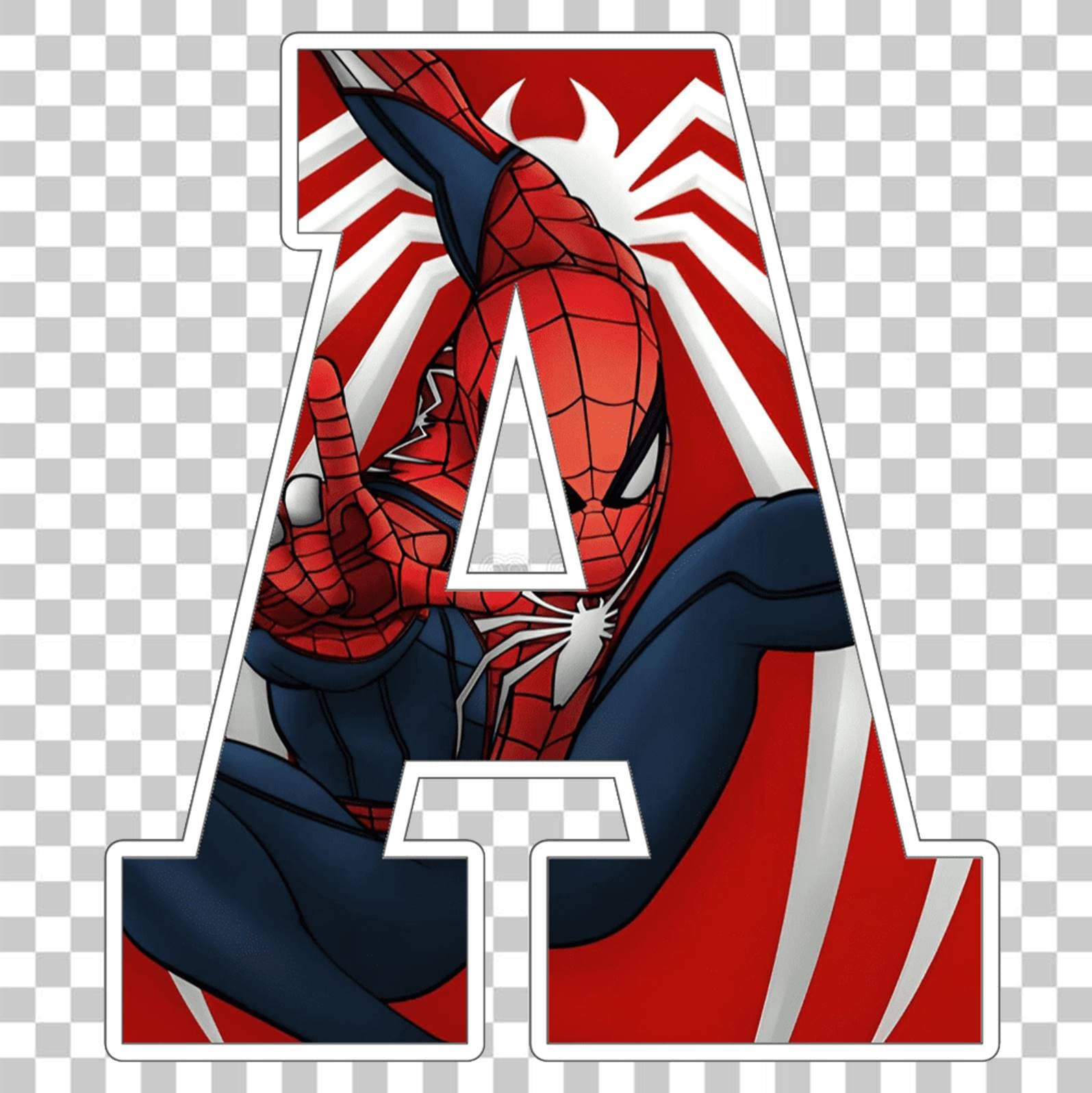 Spiderman Alphabet PNG Spiderman Birthday Banner Spiderman - Etsy