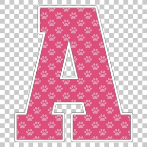 Puppy Paws Alphabet, Puppy Paws Font Png, Puppy Paws Letters, Printable ...