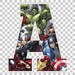 Superhero Alphabet Png Superhero Birthday Banner Superhero Alphabet ...
