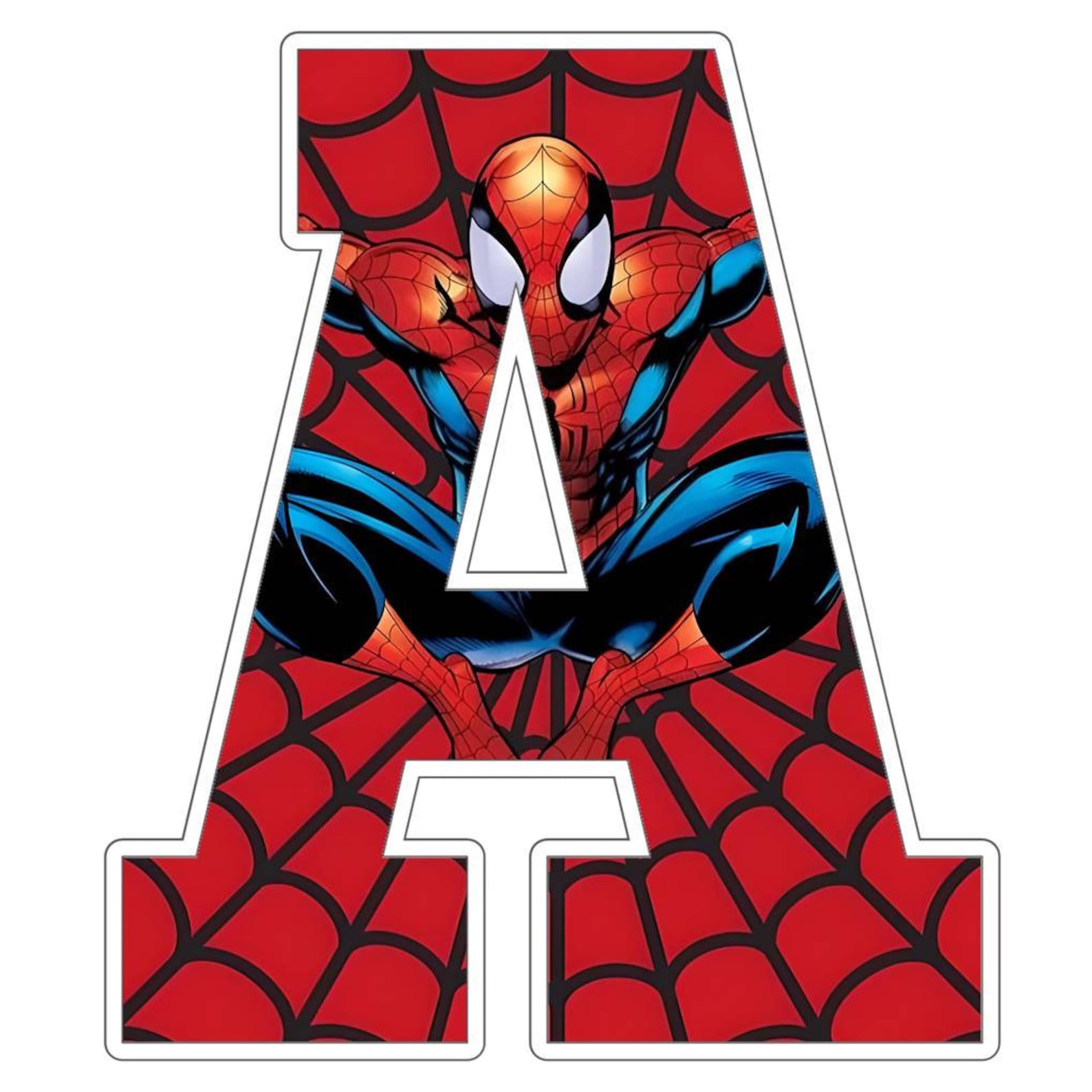 1000 IMAGES 20 Different Spiderman Alphabets Spiderman - Etsy