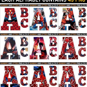 MEGA PACK 50 ALPHABET - Each Alphabet Contains 45 Images Png - Total of ...