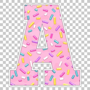 Sprinkles Alphabet Png - Sprinkles Birthday Banner - Sprinkles ...