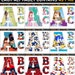 MEGA PACK 50 ALPHABET - Each Alphabet Contains 45 Images Png - Total of ...