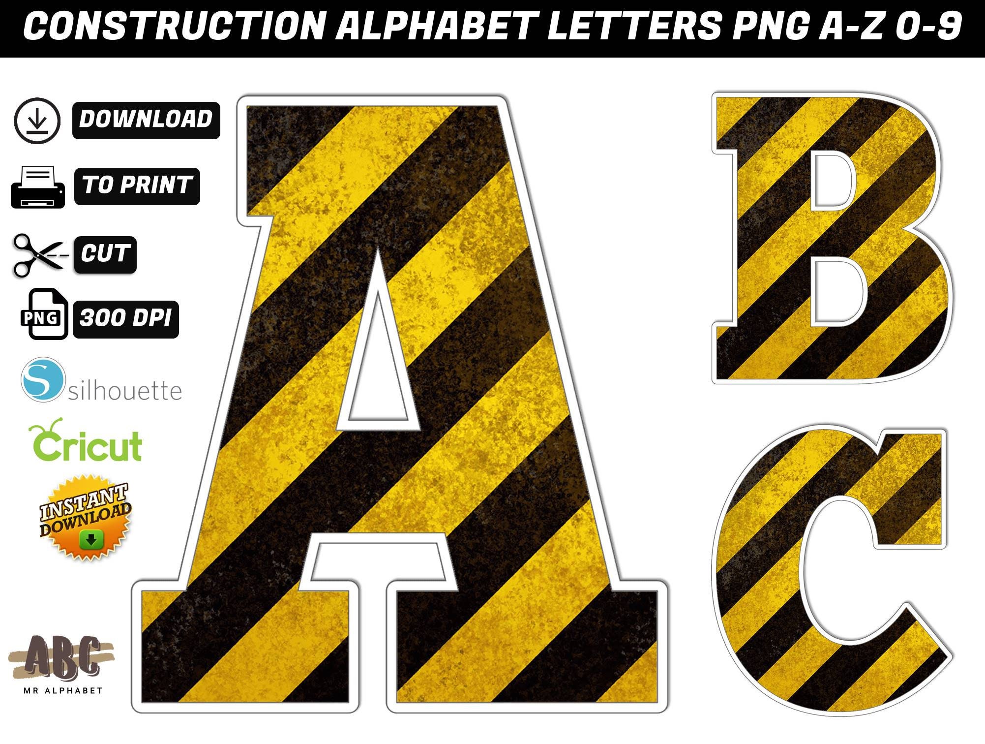 Printable name letters - Etsy México