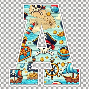 Pirate Alphabet Pirate Font Png Pirate Letters Printable Pirate Letters ...