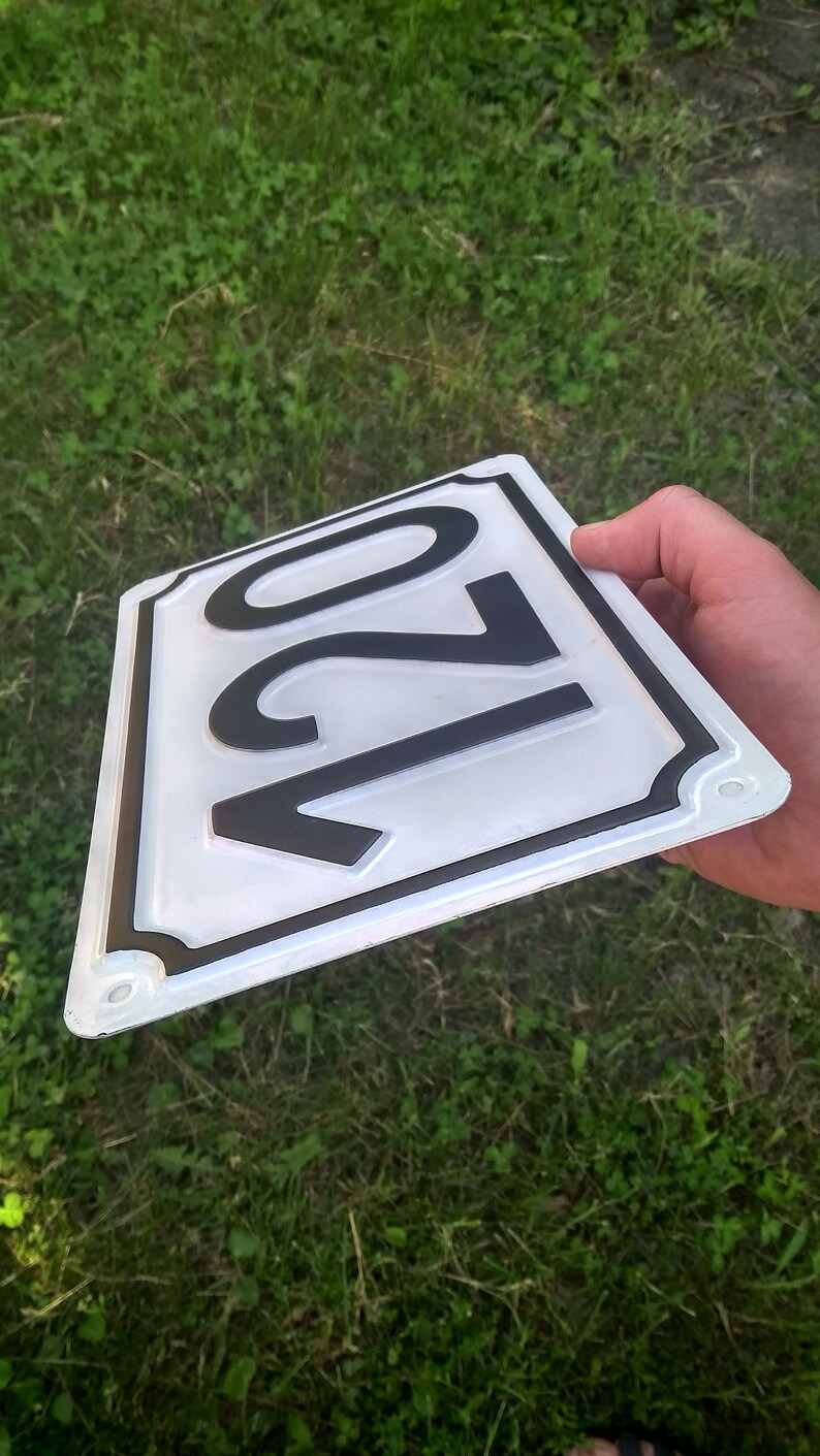 STREET NUMBER SIGNS Plate Reflective Custom Address Plaque 911 - Etsy