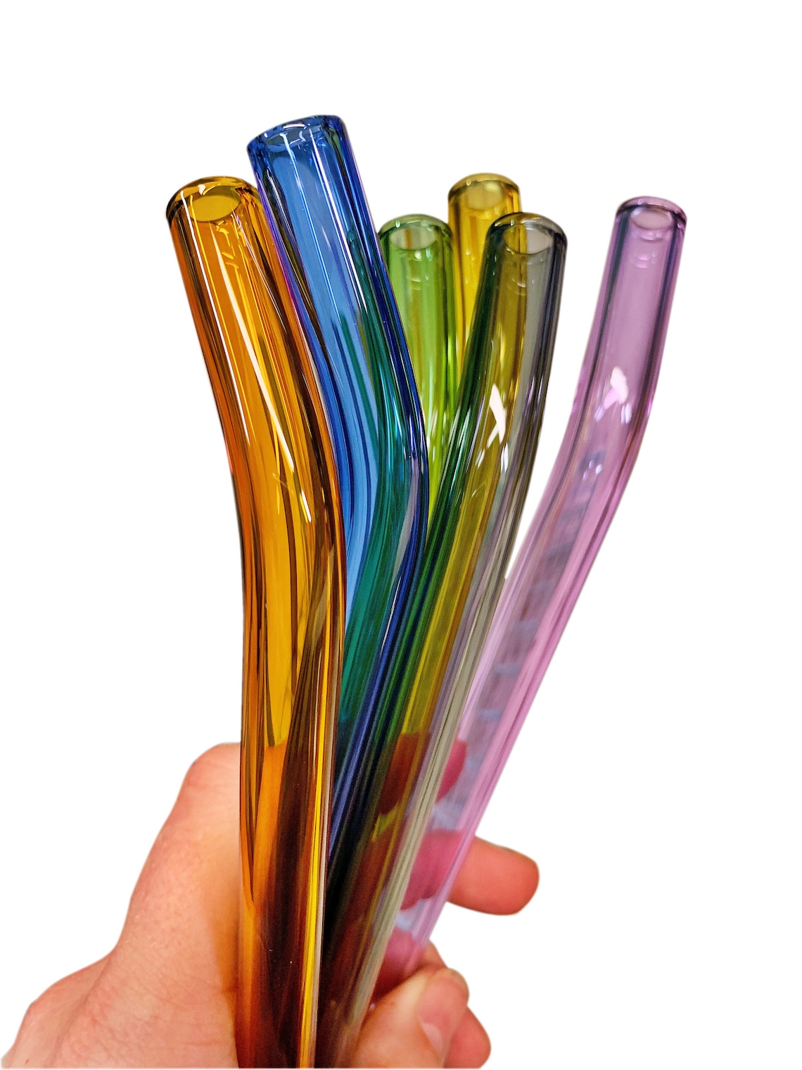 Heavy Duty Reusable Glass Drinking Straw Wide 12mm Etsy