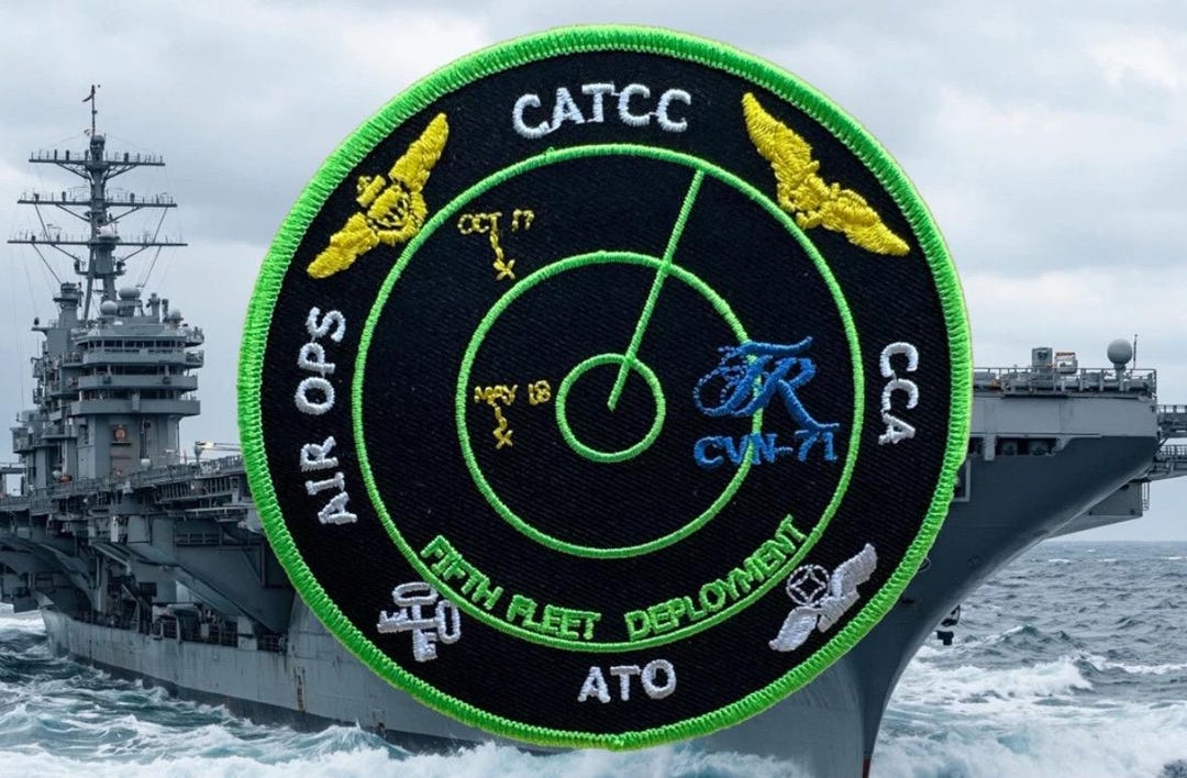 USS Theodore Roosevelt CVN-71 Catcc/air Ops Patch – Navy Deployment ...