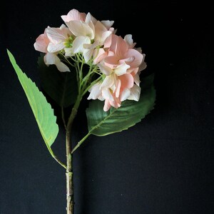 Pink Hydrangea Real Touch Pink Artificial Floral Arrangement - Etsy