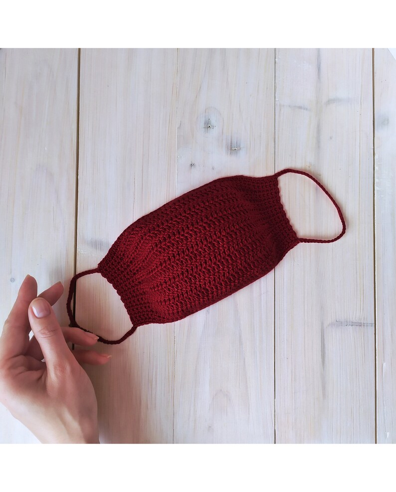 Super easy crochet face masks pattern PDF easy face mask | Etsy