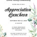 Appreciation Luncheon Invitation Template, Grateful Teacher Invitation ...