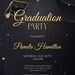 Graduation Party Invitation Template, Graduation Save the Date Card ...
