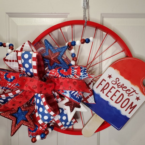 Bicycle Wheel Wreath - Etsy
