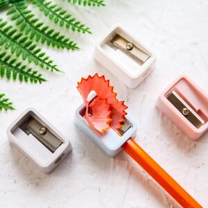 2pcs Candy Color Mini Pencil Sharpener Cute Random Color - Etsy UK