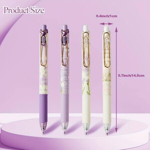 4pcs Little Daisy Gel Pen, Pretty Flower Pen, 0.5mm Black Ink Pen ...