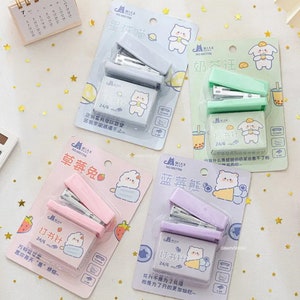 Mini Stapler Set, Cute Animal Stapler, Staples, Binding Supply, School ...