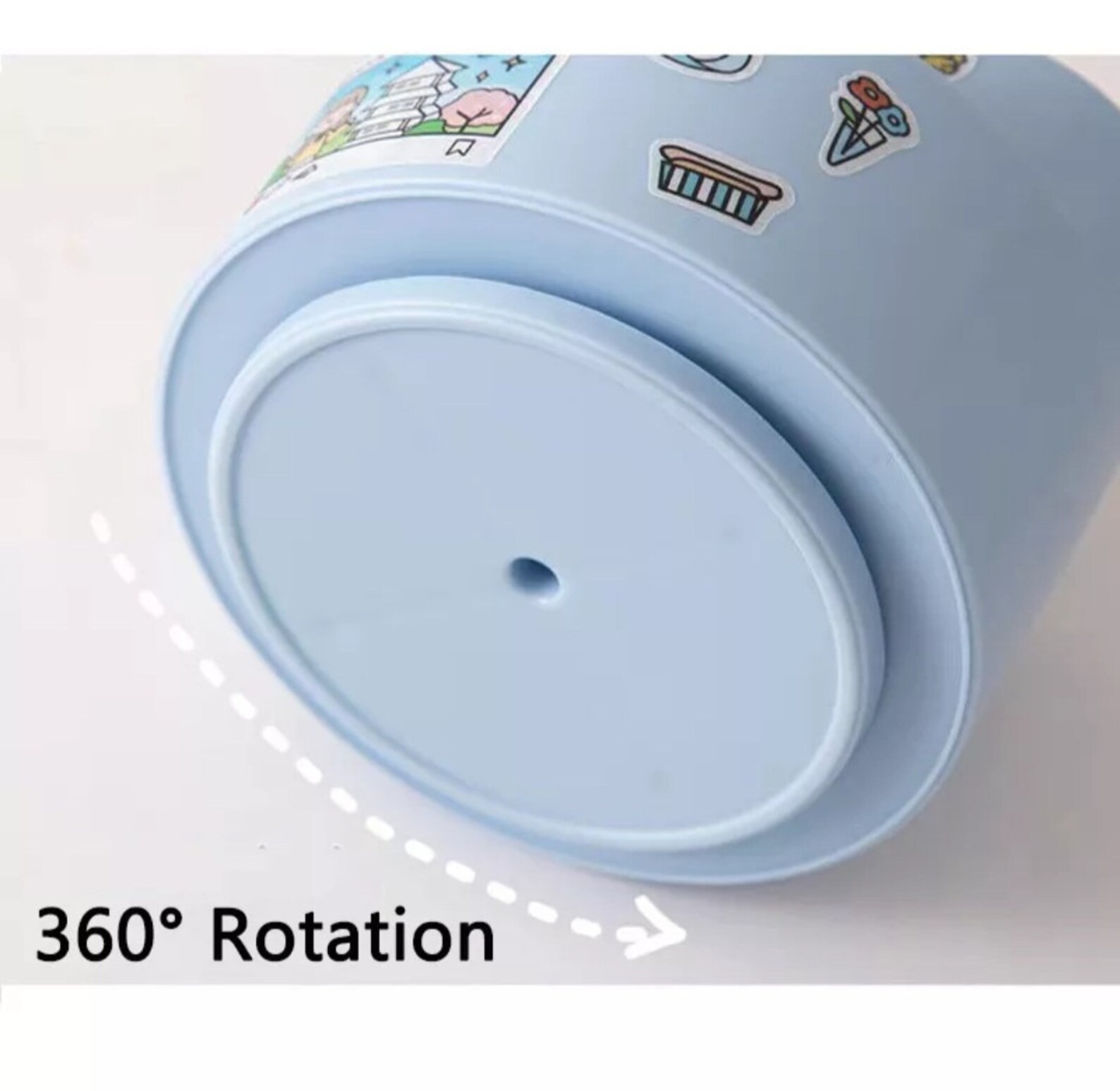 360 Degree Rotating Desktop Organizer Multifunctional 3 Grid - Etsy