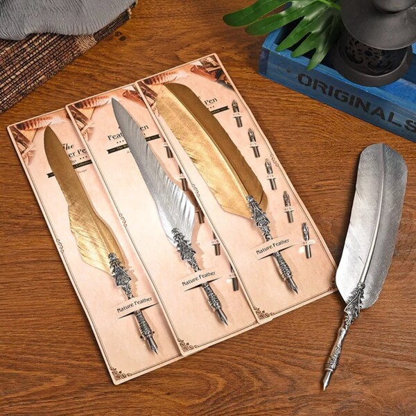 Feather Quill Pen - Etsy