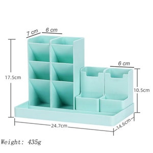 1pc Mix & Match Large Capacity Desktop Organizer, Multi Grid Pen Holder ...