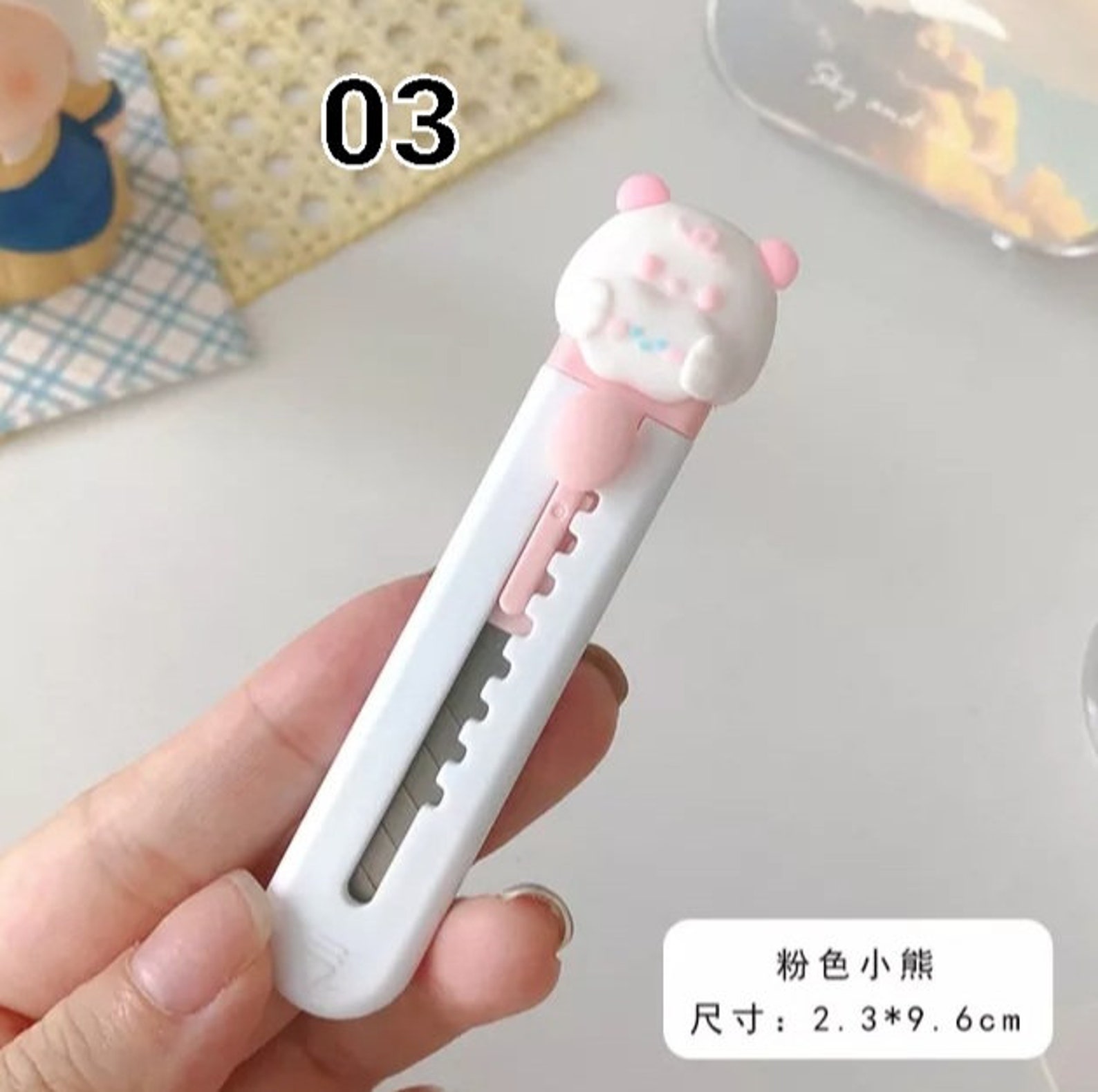 1pc Cute Mini Animal Utility Knife, Box Cutter, Portable Knife, School ...