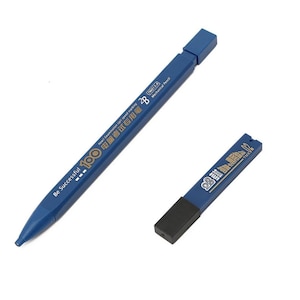 2 Set Thick Flat Head Mechanical Pencil, Pencil With 6pcs Refill Set ...