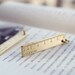 1pc Mini Portable Brass Ruler, 6cm Portable Ruler, Cute Metal Ruler ...