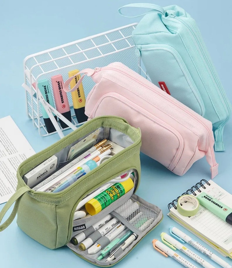 Large Capacity Pencil Case, Storage Bag, Pen Holder, Stationery ...