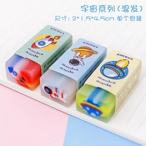 3pcs Astronaut Eraser, Cute Animal Eraser, Pencil Eraser, Student ...