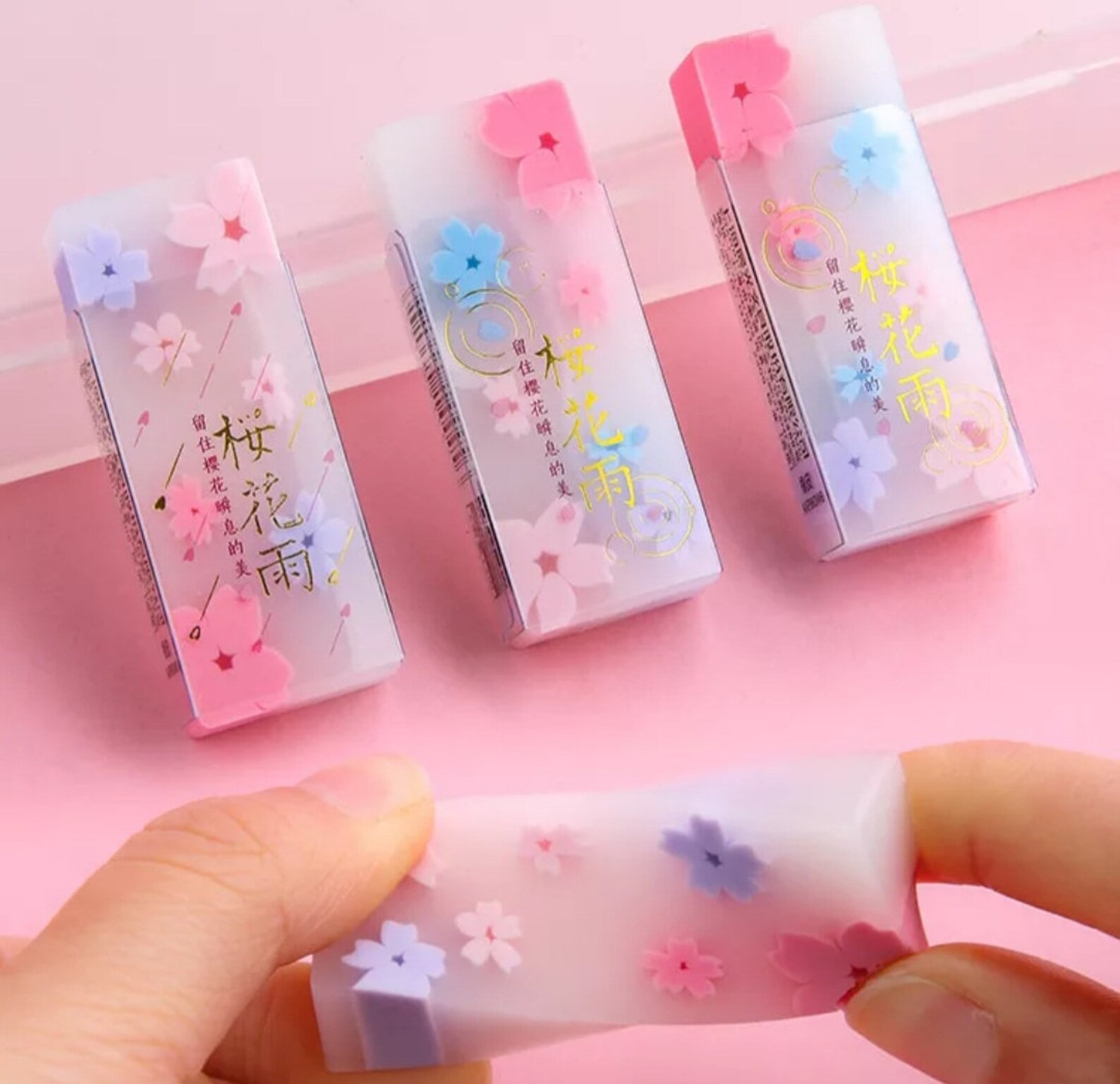 1pc Cherry Blossom Eraser, Pencil Eraser, Japanese Blossom Eraser ...
