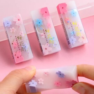 1pc Cherry Blossom Eraser, Pencil Eraser, Japanese Blossom Eraser ...
