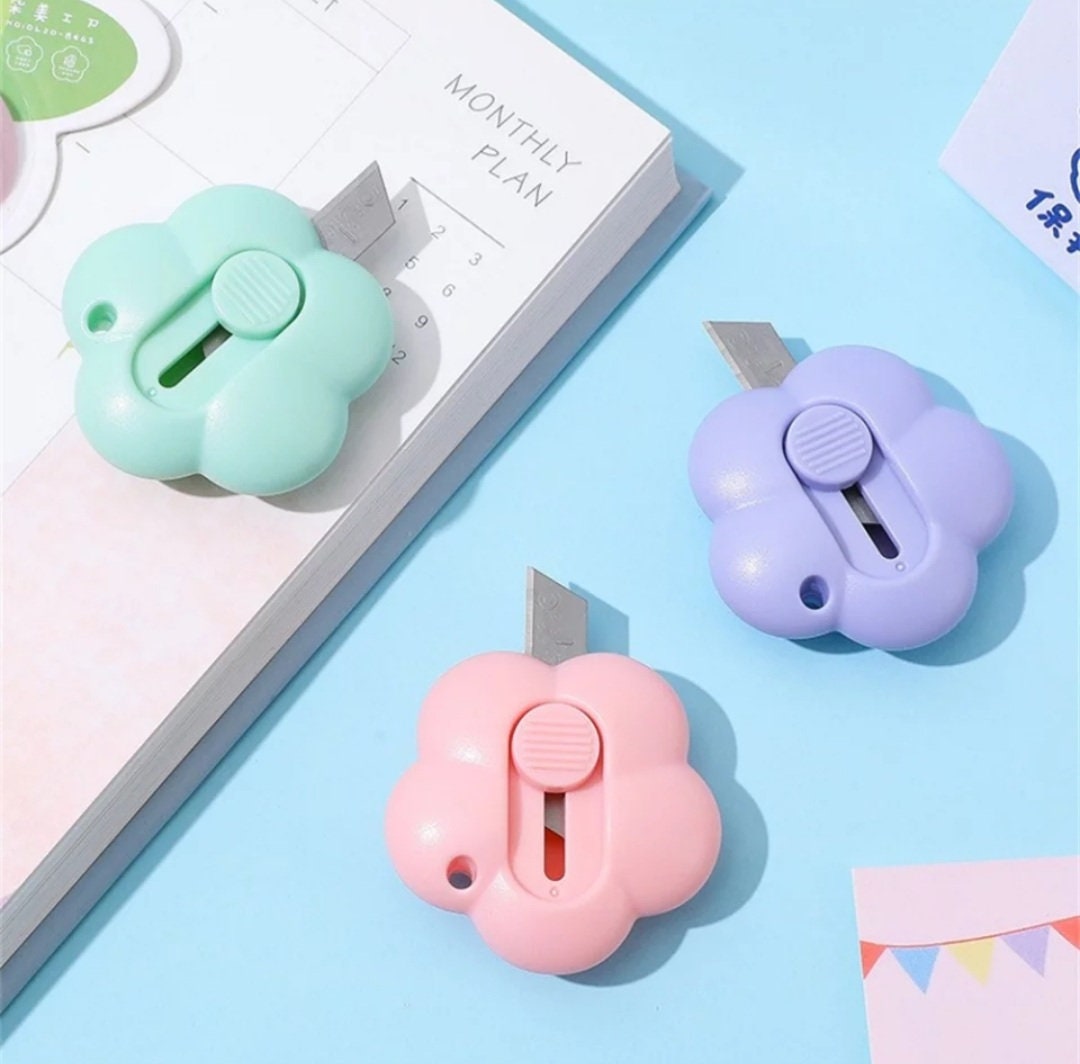 1pc Cute Mini Flower Utility Knife, Mini Box Opener, Portable Utility ...