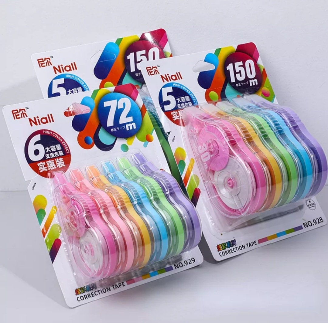 Colored Correction Tape Etsy