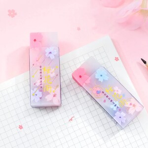 1pc Cherry Blossom Eraser, Pencil Eraser, Japanese Blossom Eraser ...