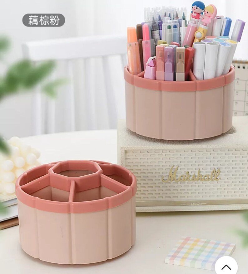 Rotating Desktop Organizer Pencil Holder Stationery Holder - Etsy