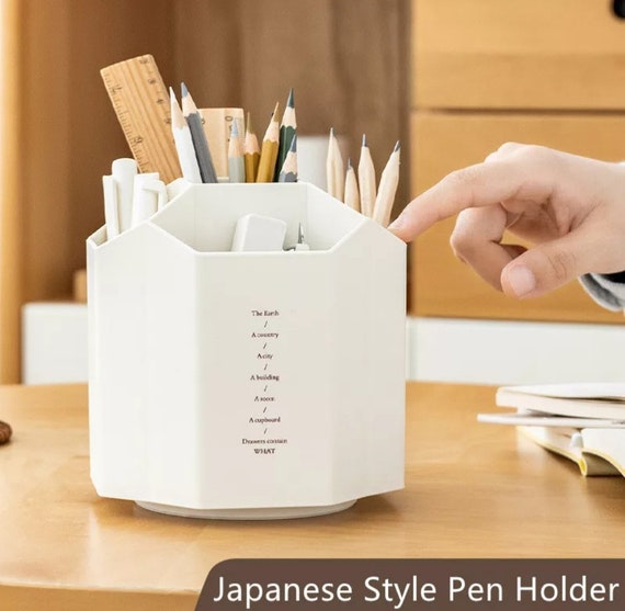 360 Degree Large Capacity Rotating Desktop Organizer Pen - Etsy